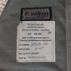 OTV/IOTV Interceptor DAPS Deltoid Axilliary Protector set (4 pcs) | QM ...